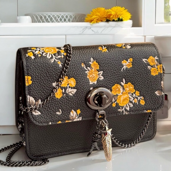 Coach | Bags | Rare New Coach Bowery Chain Bag With Rebel Charms Rexy ...
